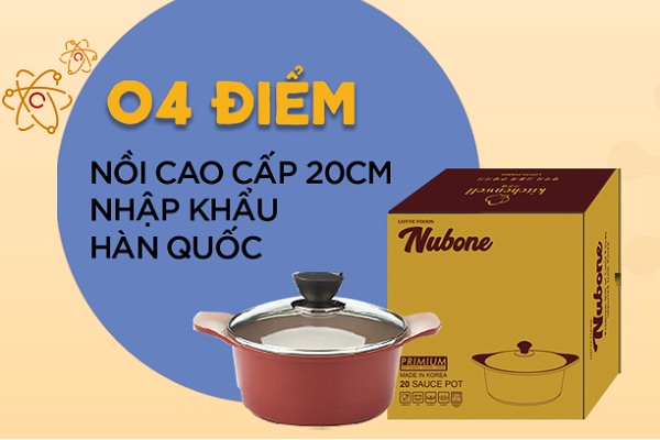 Chương trình khuyến mãi sữa Nubone Lotte Foods Hàn Quốc