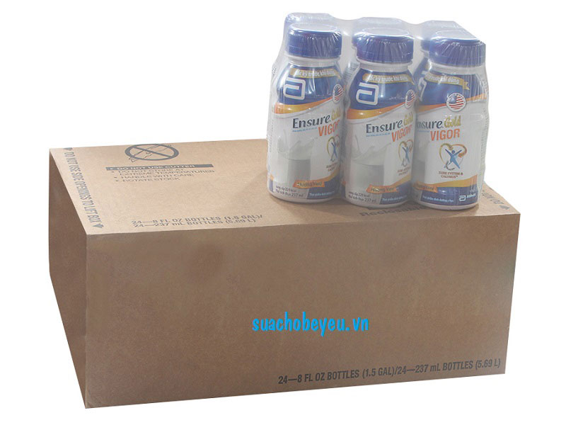Thùng sữa nước Ensure Gold Vigor Abbott Mỹ- suachobeyeu.vn