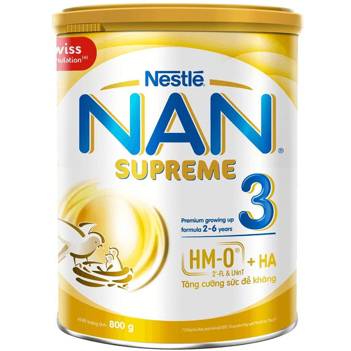 Sữa Nan Supreme số 3 cho trẻ dị ứng đạm, Nestle - suachobeyeu.vn