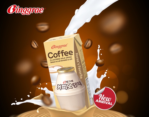 Sữa Binggrae Hàn Quốc vị cà phê hộp 200ml - suachobeyeu.vn