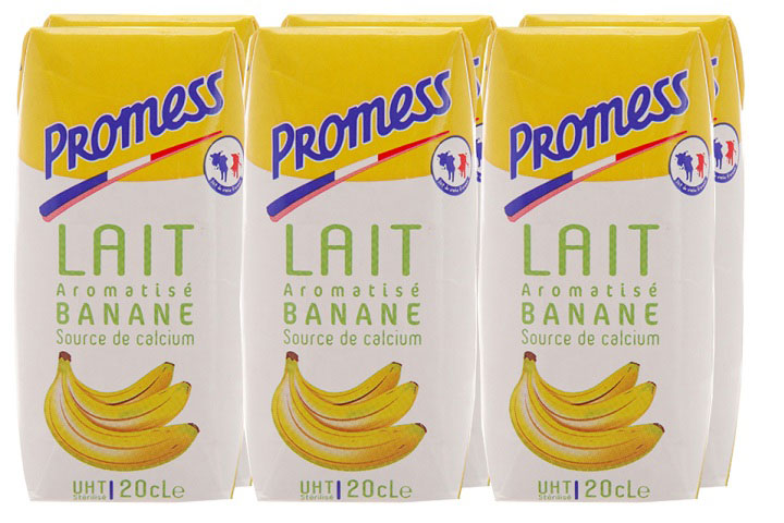 Sữa tươi Promess Pháp hương vị hộp 200ml, suachobeyeu.vn