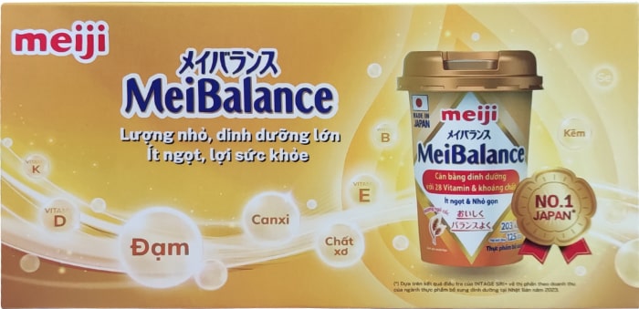 Sữa Meiji MeiBalance hộp 125ml - suachobeyeu.vn