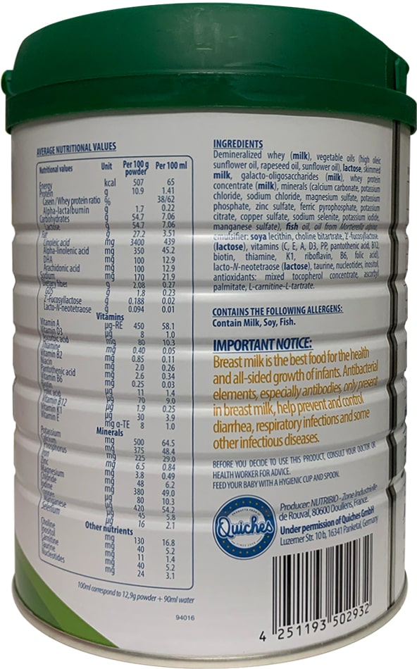 Sữa Kidsmix Advanced số 1 800g cho trẻ từ 0-12 tháng tuổi - suachobeyeu.vn